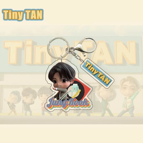 Accessories | Bts Tinytan Jungkook Acrylic Keychain Dynamite Ver | Poshmark
